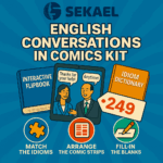 Sales Page - English Conversations in Comics kit - SEKAEL